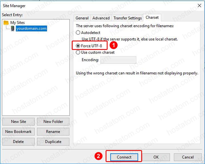 วิธีการใช้งานโปรแกรม FileZilla Client - HostAtom Knowledge Base
