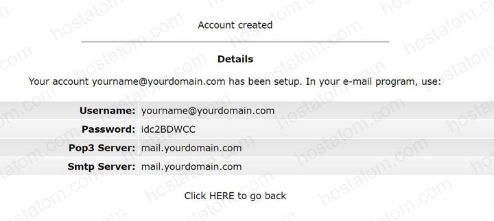วิธีการสร้างบัญชีผู้ใช้งาน E-Mail - HostAtom Knowledge Base