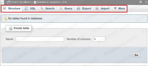 วิธีการใช้งาน phpmyadmin - HostAtom Knowledge Base