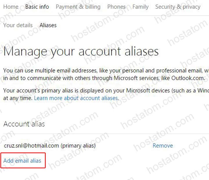วิธีการตั้งค่า Hybrid E-mail Account กับ Hotmail - hostatom Knowledge Base
