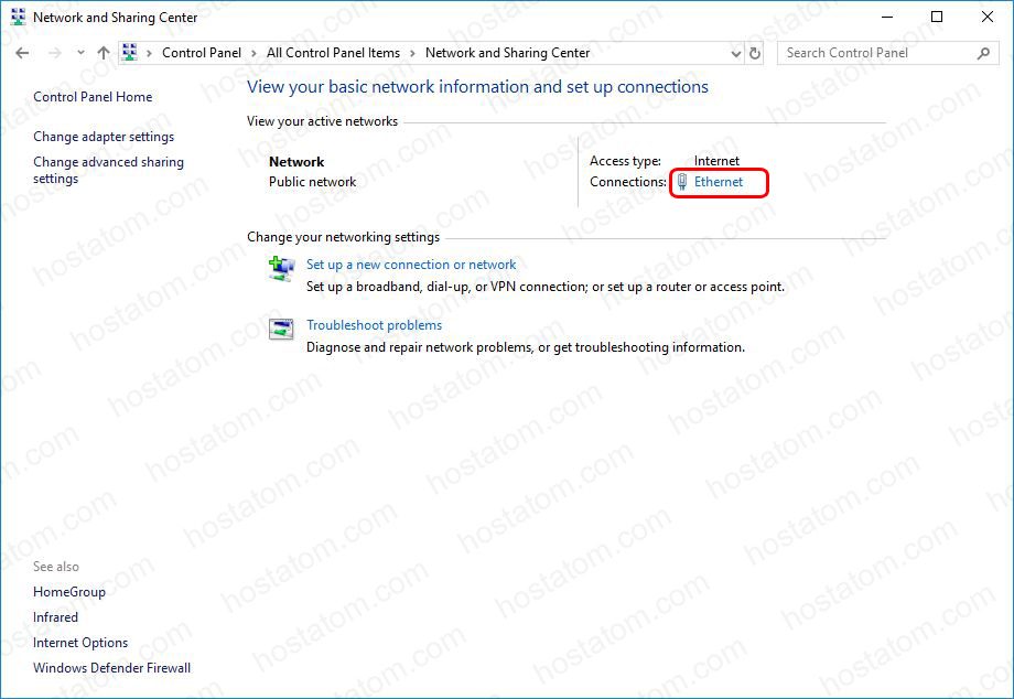 วิธีเปลี่ยนมาใช้ Google Public DNS - HostAtom Knowledge Base