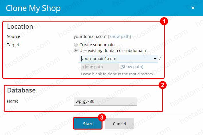 วิธีการ Clone เว็บ WordPress ใน Plesk - HostAtom Knowledge Base