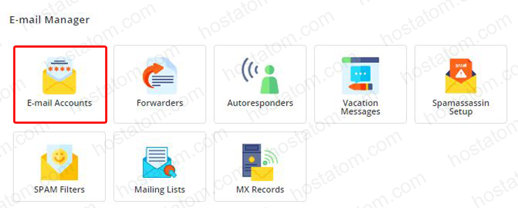 วิธีการลบบัญชี E-Mail - HostAtom Knowledge Base