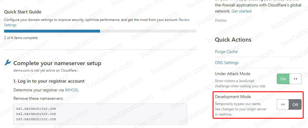 การวิ่งอ้อมผ่าน CloudFlare - HostAtom Knowledge Base