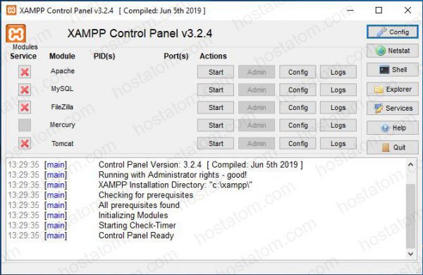 การติดตั้ง XAMPP บน Windows - hostatom Knowledge Base