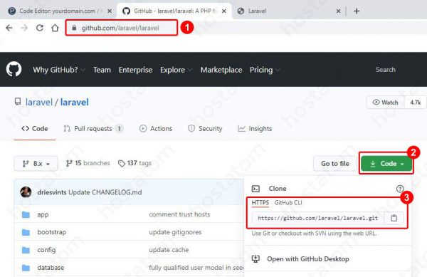 วิธีติดตั้ง Laravel บน Plesk - hostatom Knowledge Base