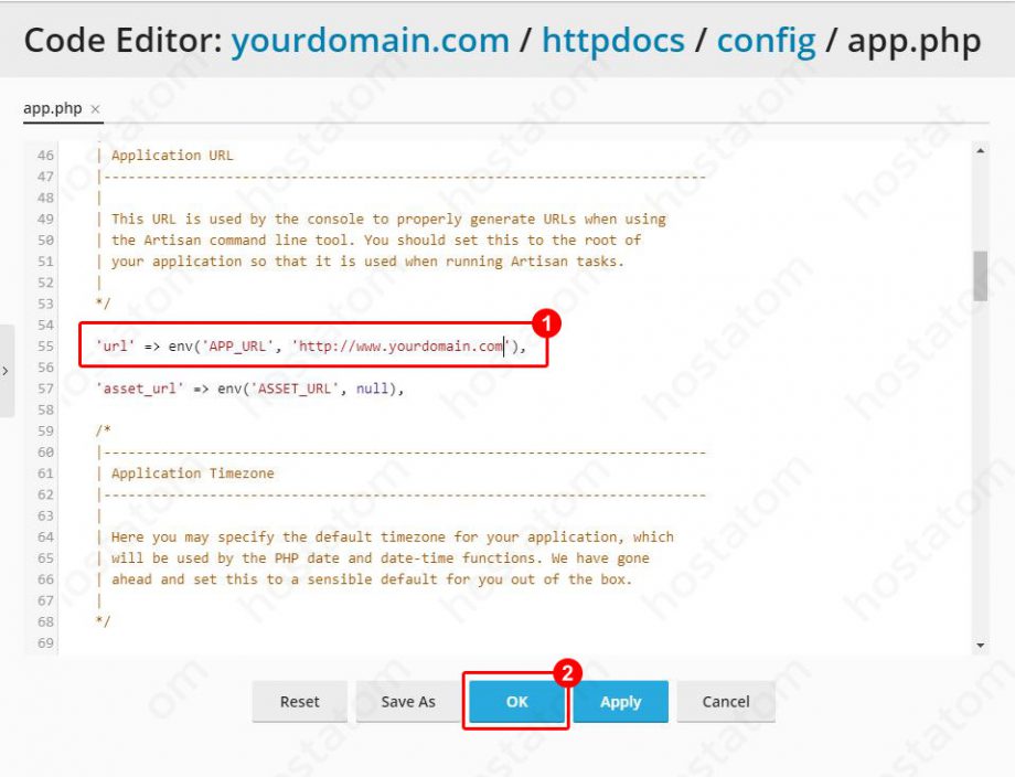 วิธีติดตั้ง Laravel บน Plesk - hostatom Knowledge Base