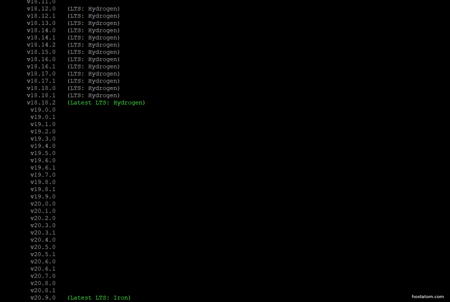 วิธีการติดตั้ง Node.js บน Ubuntu 20.04 - hostatom Knowledge Base